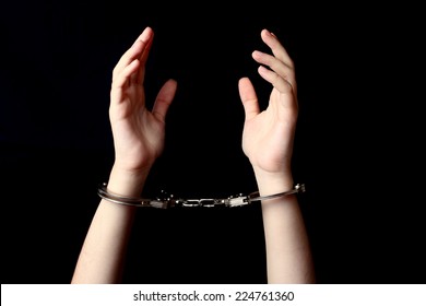 Handcuffed Hands Stock Photo 224761321 | Shutterstock