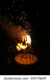 Handheld Fireworks Stock Photo 595778699 | Shutterstock