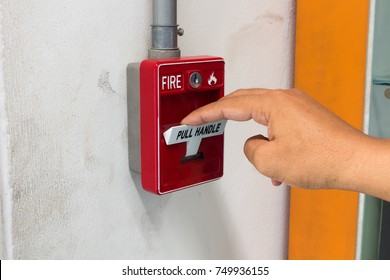 Handle Pull Fire Alarm Switch Stock Photo 749936158 | Shutterstock