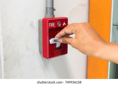 Handle Pull Fire Alarm Switch Stock Photo 749936158 | Shutterstock