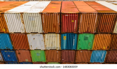 Handling Stack Container Shipping Container Shipping Stock Photo (Edit ...