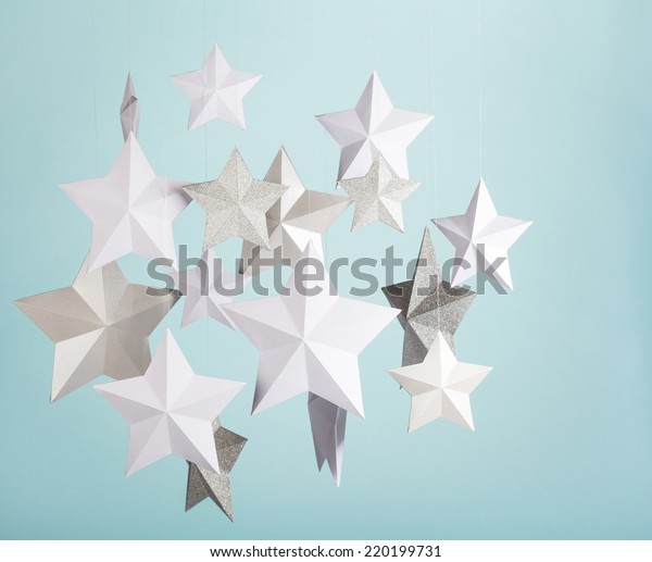 Handmade Paper Star Decorations Stock Photo 220199731 | Shutterstock
