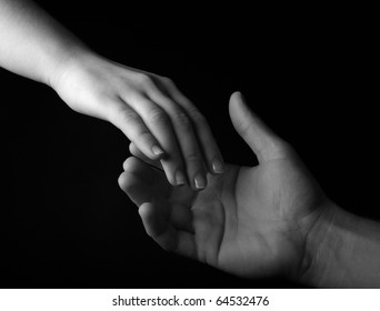 Giving Helping Hand Friend Need Hand Stock Photo (Edit Now) 1775498834