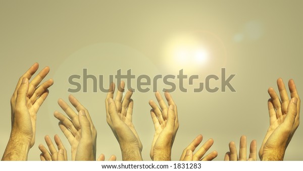 Hands Asking Helphands Concept Stock Photo (Edit Now) 1831283