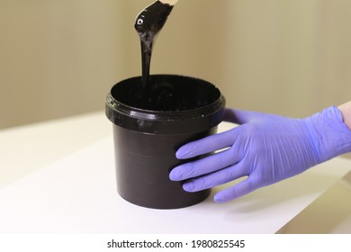 Hands Black Sugaring Paste Stock Photo 1980825545 | Shutterstock
