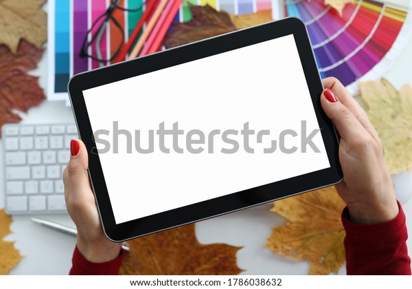 Hands Camera Displayed On Screen Professional Stock Photo 1786038632 ...
