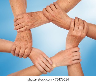 Hands Making Circle Stock Photo 73476814 | Shutterstock
