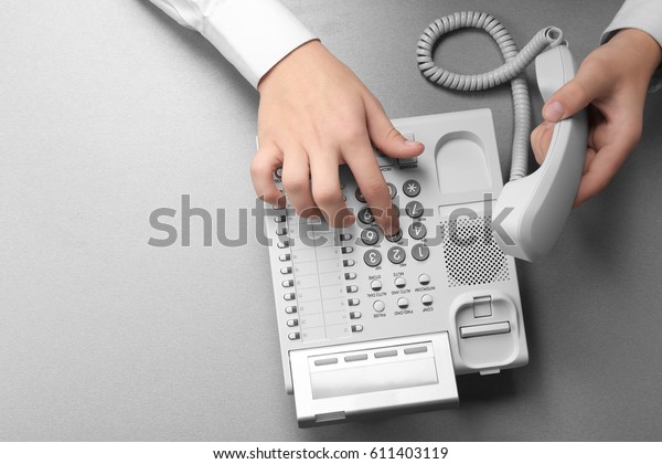 Hands Man Dialing Telephone Number Office Stock Photo (Edit Now) 611403119 Hands Man Dialing Telephone Number Office Stock Photo (Edit Now) 611403119