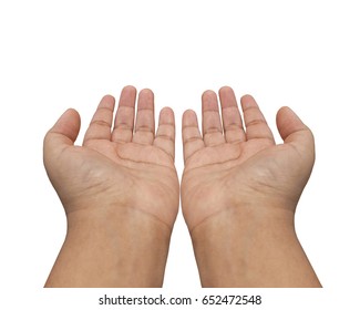 Hands On White Background Stock Photo 652472548 | Shutterstock