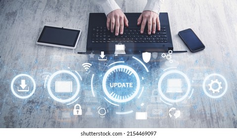 6,475 Typing update Images, Stock Photos & Vectors | Shutterstock