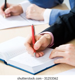 Hands Writing Notes Stock Photo 31253362 | Shutterstock