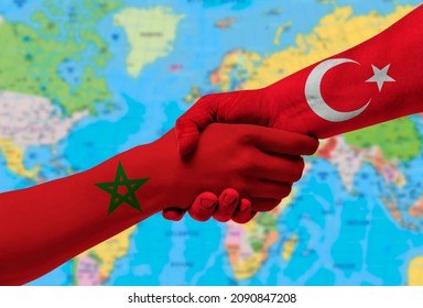 259 Morocco turkey on map Images, Stock Photos & Vectors | Shutterstock