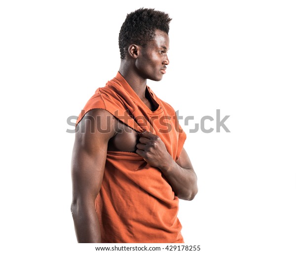 Handsome Black Man Posing Studio Stock Photo 429178255 | Shutterstock