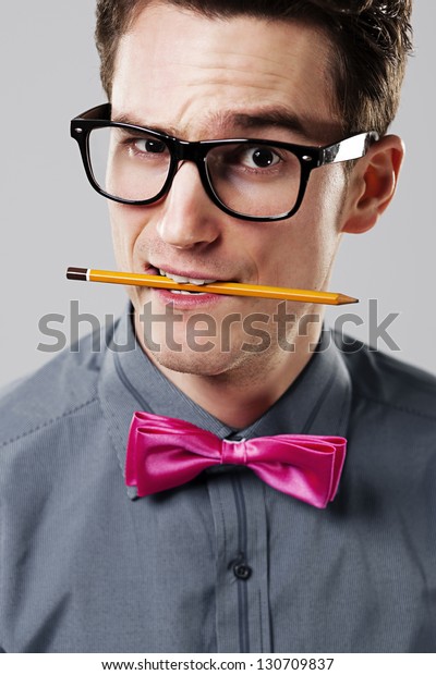 Handsome Nerd Stock Photo 130709837 | Shutterstock