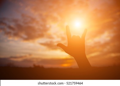 Human Hands Open Palm Worship Eucharist Stock Photo 1801464481 ...