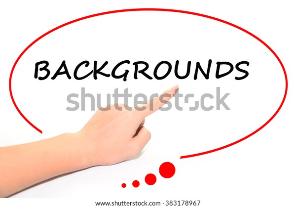 Handwritten Backgrounds Be Notice Pointer White Stock Photo 383178967 ...