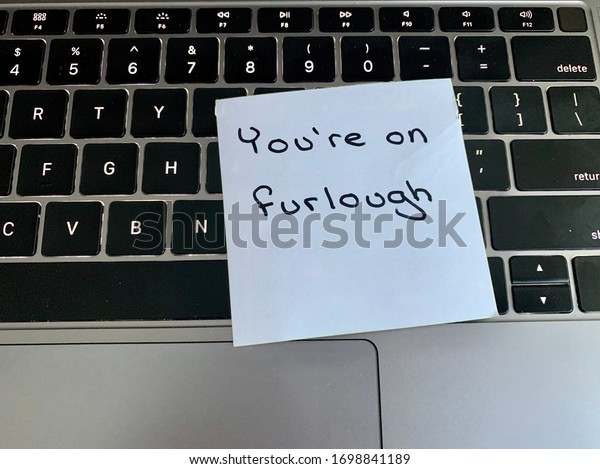 Handwritten Note On Computer Keyboard Stating Stock Photo 1698841189 ...