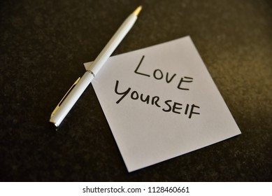 Handwritten Notepad Personal Message Stock Photo 1128460661 | Shutterstock