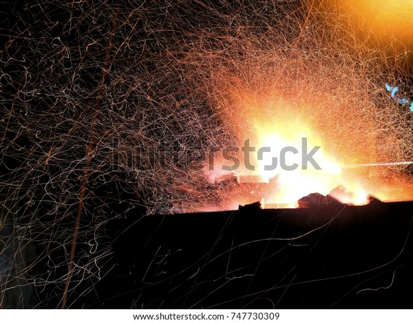 Happy Fire Background Stock Photo 747730309 | Shutterstock