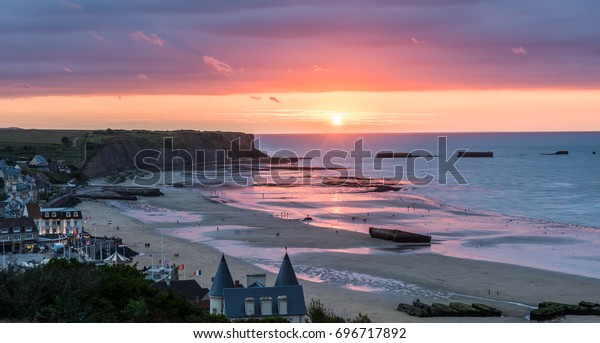 Harbours Were Temporary Structures Built By Stock Photo 696717892 ...