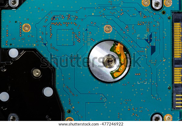 Hard Disk Circuit Board Texture Stock Photo 477246922 | Shutterstock