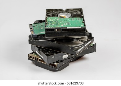 Hard Drive Disk Stack White Background Stock Photo 581623603 | Shutterstock