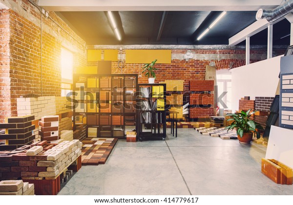 Hardware Store Office Samples Colored Bricks Stock Photo (Edit Now ...