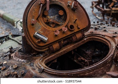 Hatch Exploded Tank Stock Photo 518937508 | Shutterstock