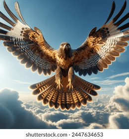 Hawk Open Wings AI-generated image 2447634605 | Shutterstock