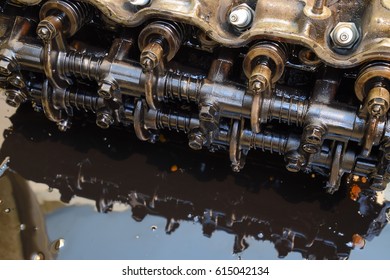 Close Top View Engine Parts Headers Foto stock 148641467 | Shutterstock