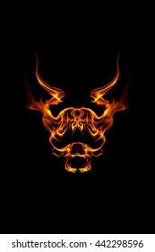 Head Fire Demon Stock Photo 442298596 | Shutterstock