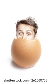 Head Young Man Eggshell Stock Photo 261560735 | Shutterstock