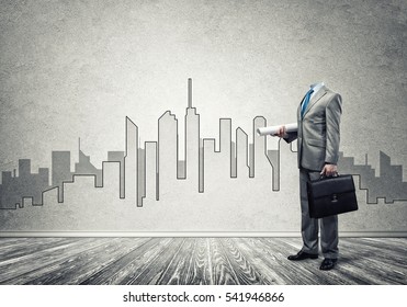 Headless Engineer Man Papers Case Hand Stock Photo 541946866 | Shutterstock