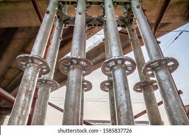 Heavy Duty Pylons Bridge Construction Stock Photo 1585837726 | Shutterstock