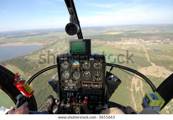 Helicopter Cockpit View Stock Photo (Edit Now) 3651663