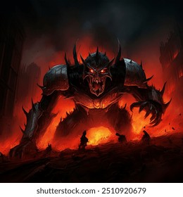 Shadow Golem Massive Golem Made Entirely AI-generated image 2517818425 ...