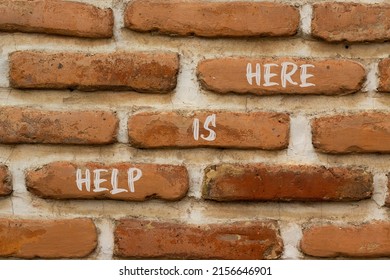 Help Here Support Symbol Concept Words Stock Photo 2156646901 ...