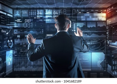 Software Developer Works Ai Analysis On Stock Photo 2136788215 | Shutterstock