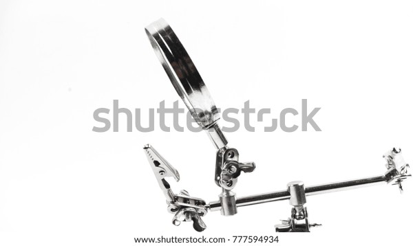 Helping Hand Tool Modeling Kit Magnifying Stock Photo (Edit Now) 777594934