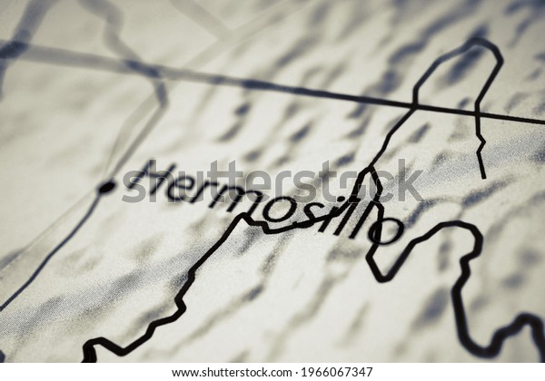 Hermosillo On Map Mexico Stock Photo 1966067347 | Shutterstock