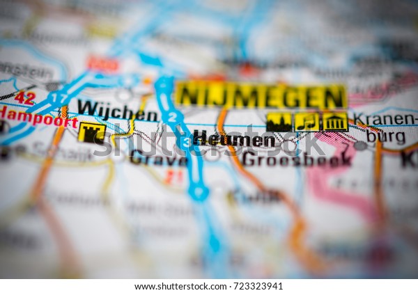 Heumen On Map Stock Photo 723323941 | Shutterstock
