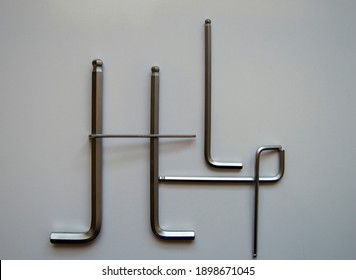 Hex Key Silver Set Arc Isolated Stock Photo 1897506532 | Shutterstock