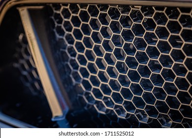 Hexagonal Patterns Car Grille Close Stock Photo 1711525012 | Shutterstock