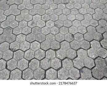 Hexagonal Shape Paving Stone Sidewalk Stock Photo 2178476637 | Shutterstock