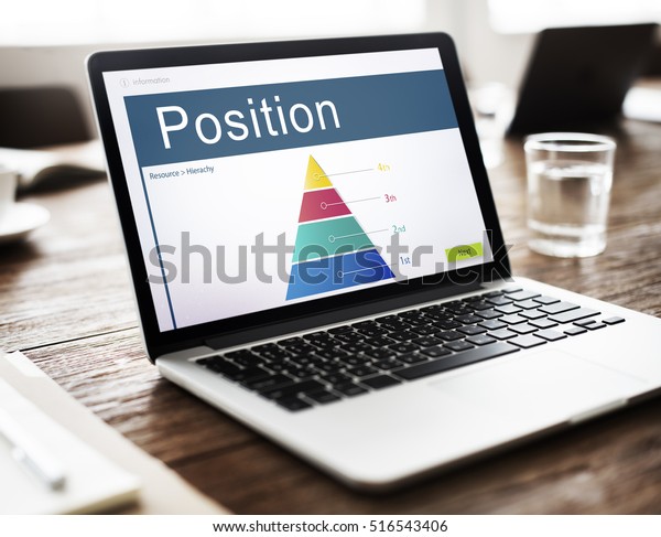 Hierarchy Organization Structure Position Chart Concept Stock Photo ...