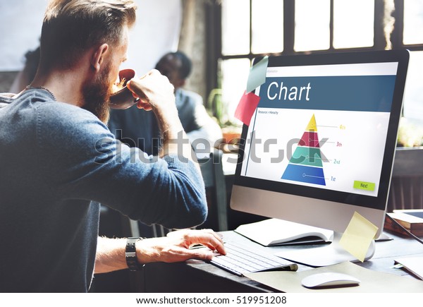 Hierarchy Organization Structure Position Chart Concept Stock Photo ...