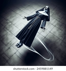 Nun Extreme Low Angle Arms Outstretched AI-generated image 2462507299 ...