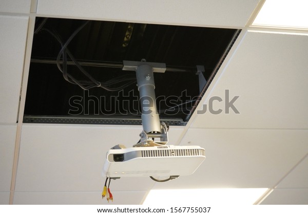 High Level Ceiling Mounted Projector Stock Photo 1567755037 | Shutterstock