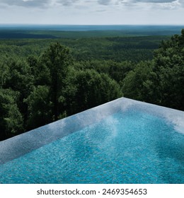 Infinity Pool Facing Greenery AI-generated image 2469364139 | Shutterstock