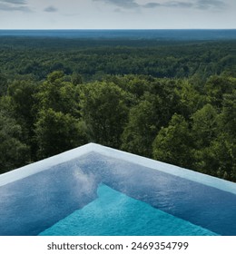 Infinity Pool Facing Greenery AI-generated image 2469364139 | Shutterstock